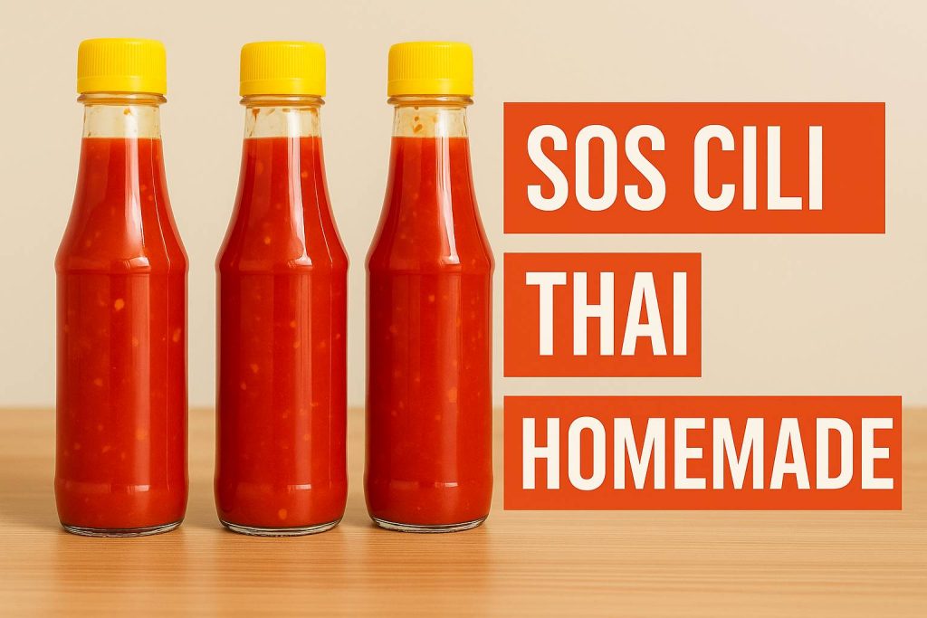 Sos Cili Thai Buat Sendiri , Sedap , Jimat & Mudah